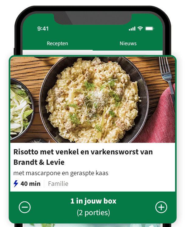 De HelloFresh-app - HelloFresh